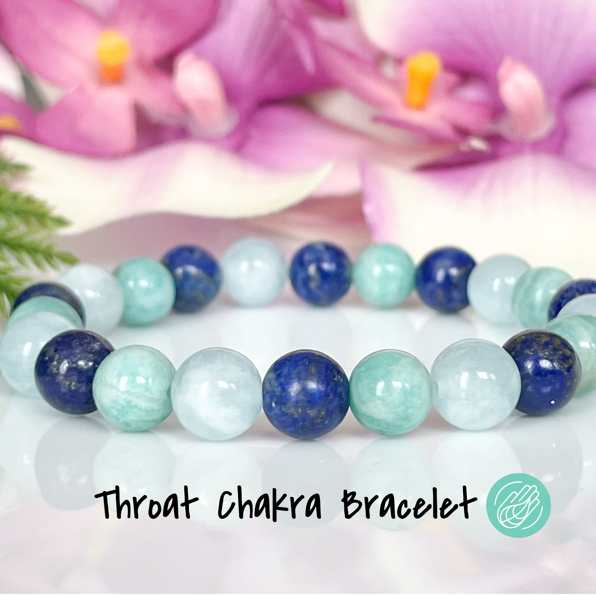 Throat Chakra Crystal Bracelet EssentialJewelry4u