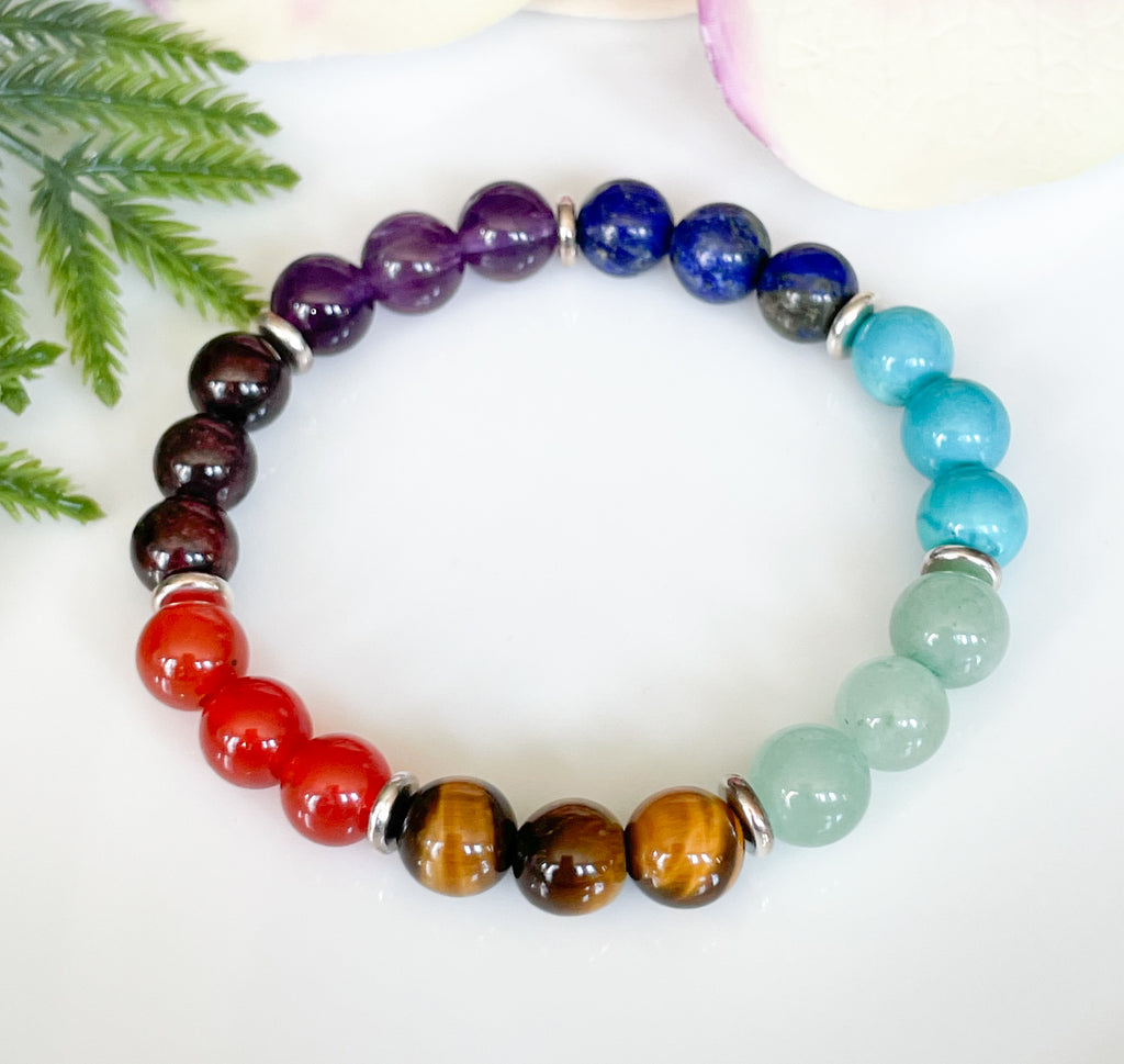 Genuine 7 Chakra Healing Crystals Bracelet – EssentialJewelry4u