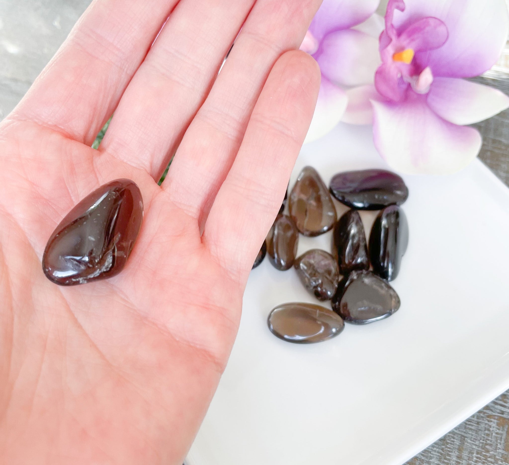 Smoky Quartz Crystal SMALL Tumbled Stone – EssentialJewelry4u